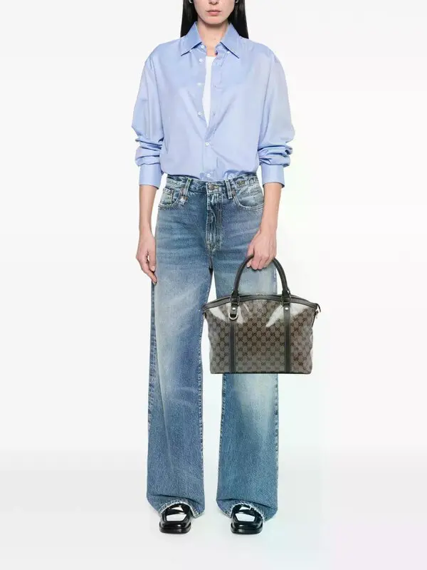 Gucci 2016-2026 Medium Gg Crystal Charm Dome Satchel
