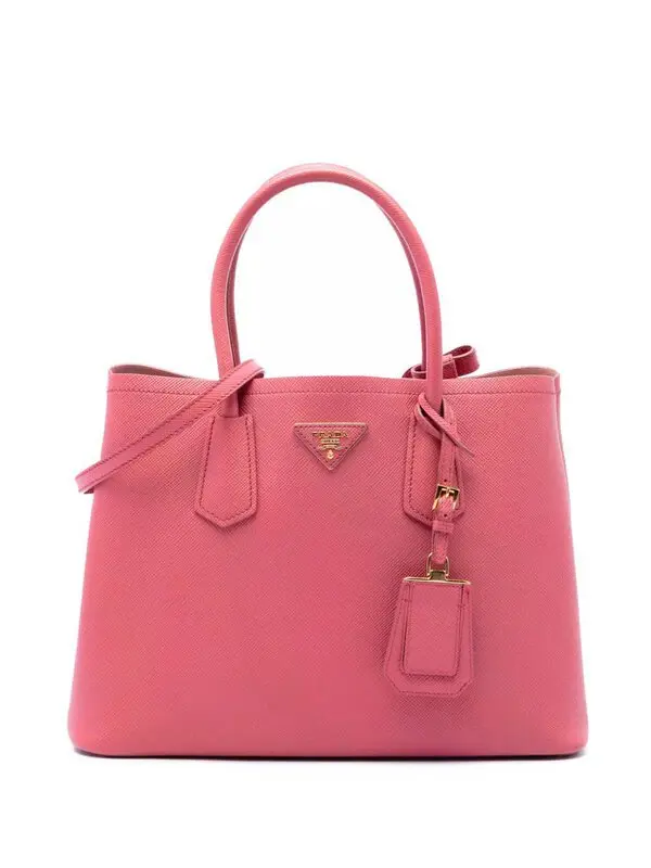 Prada 2010-2026 Medium Saffiano Cuir Double Satchel