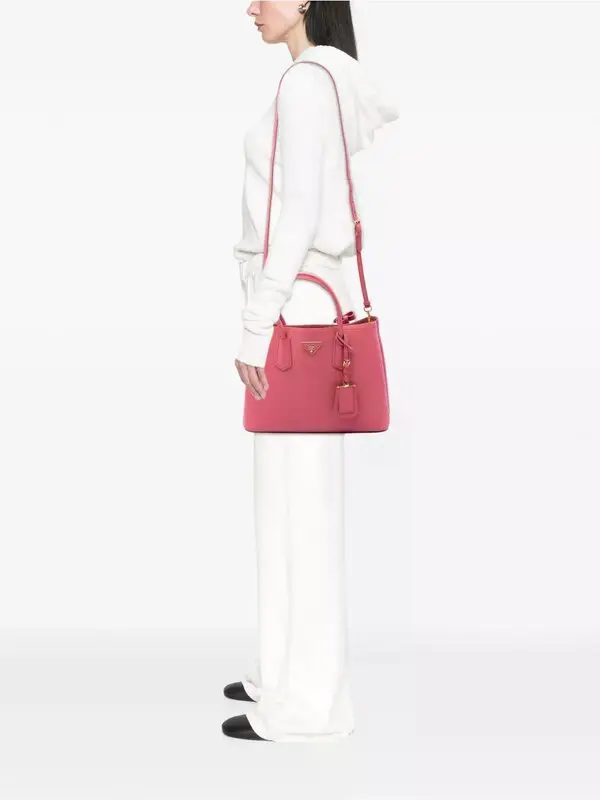 Prada 2010-2026 Medium Saffiano Cuir Double Satchel