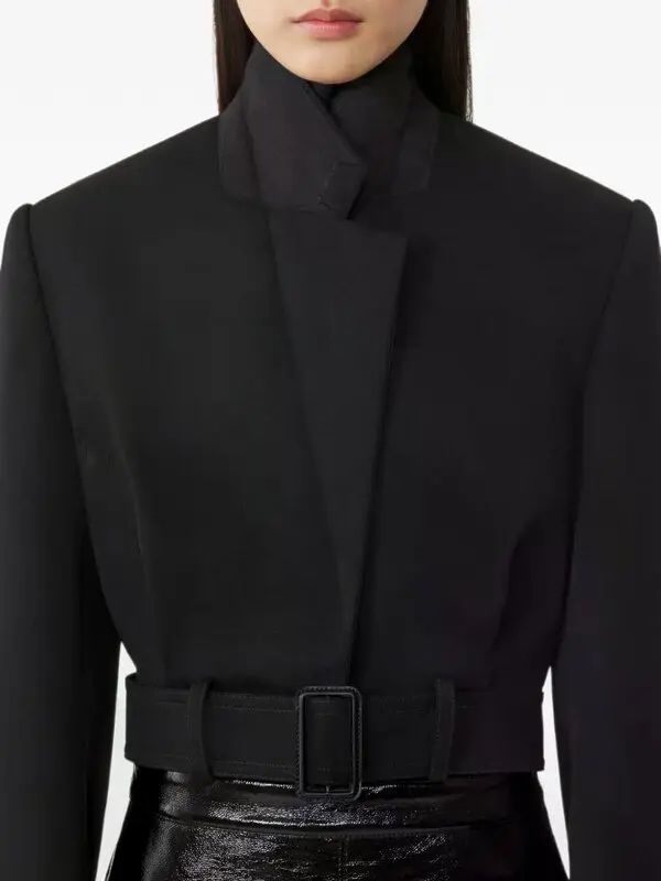 LANVIN Short Belted Jacket In Wool