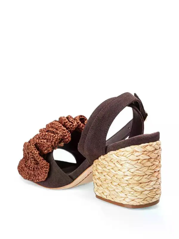 PALOMA BARCELO Teresa Raffia Heel Sandals