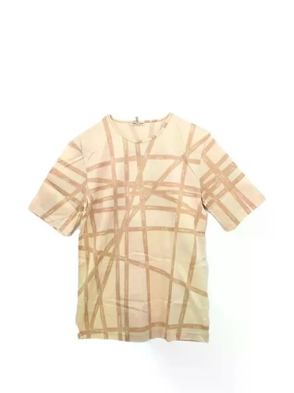 Hermès 1990-2000s Logo-print T-shirt