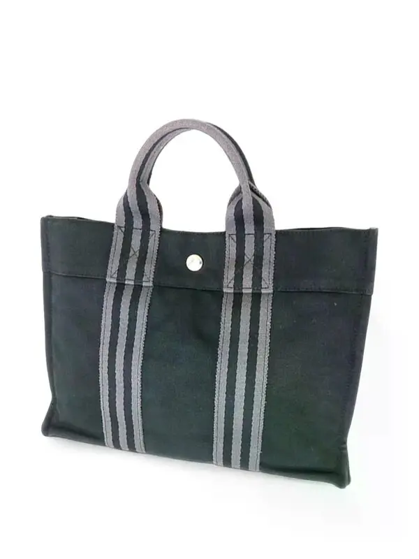 Hermès 1990-2010 Canvas Fourre Tout Pm Tote Bag