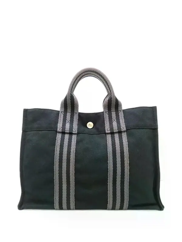 Hermès 1990-2010 Canvas Fourre Tout Pm Tote Bag