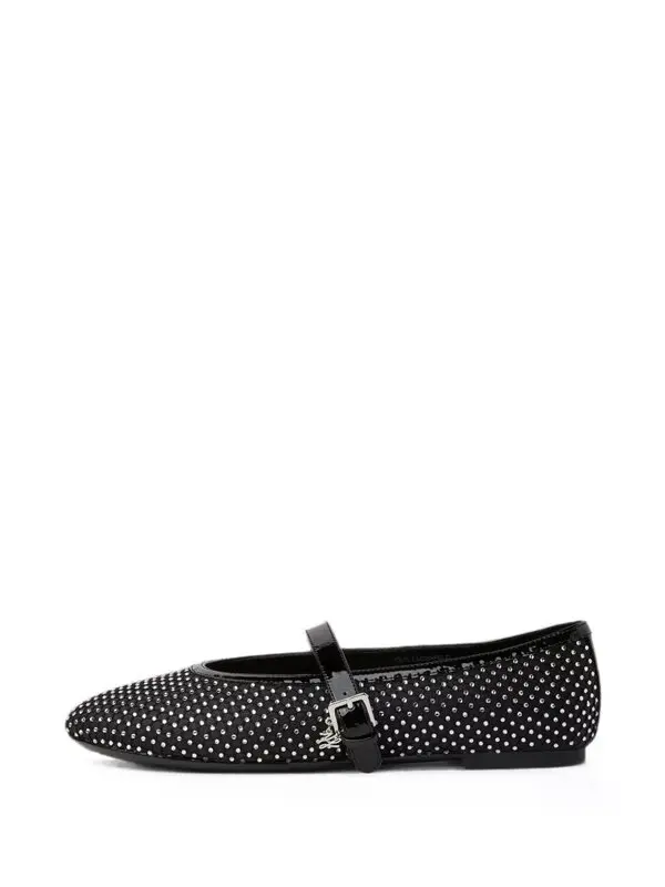 Karl Lagerfeld Karo Crystal-embellished Ballet Flats