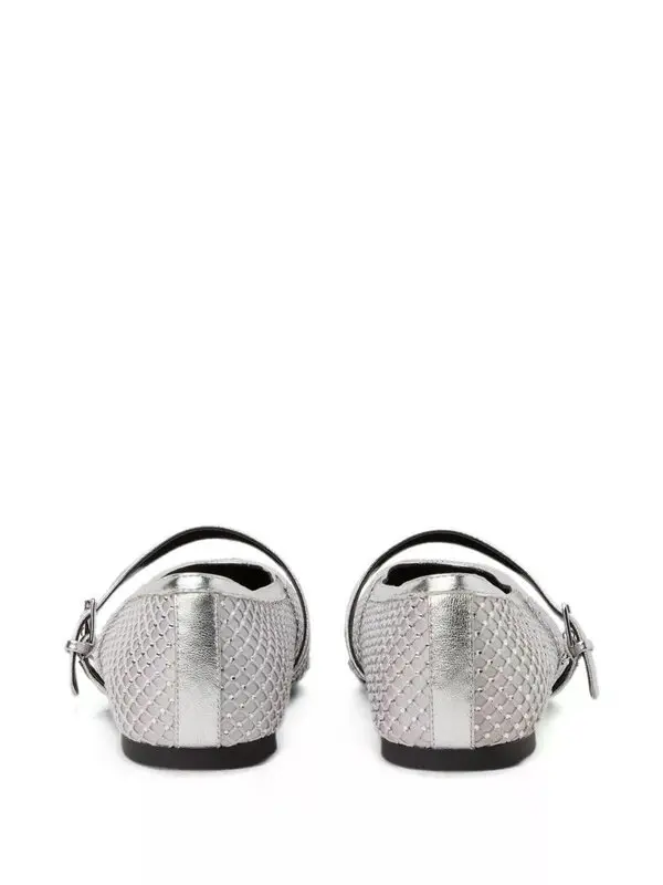 Karl Lagerfeld Karo Gemstone Mary Jane Flats
