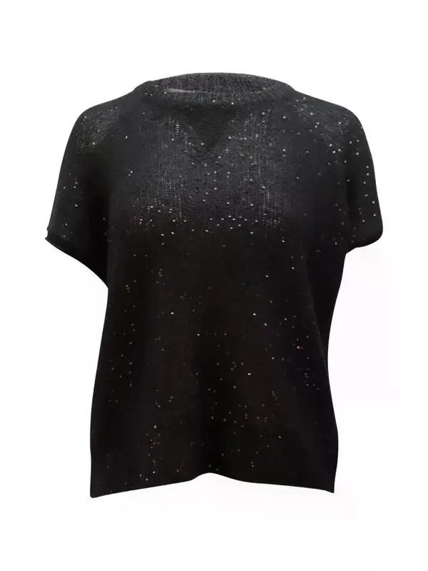 ATM Anthony Thomas Melillo Sequin Embellished Knitted Sweater
