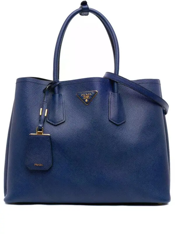 Prada 2013-2026 Large Saffiano Cuir Double Satchel