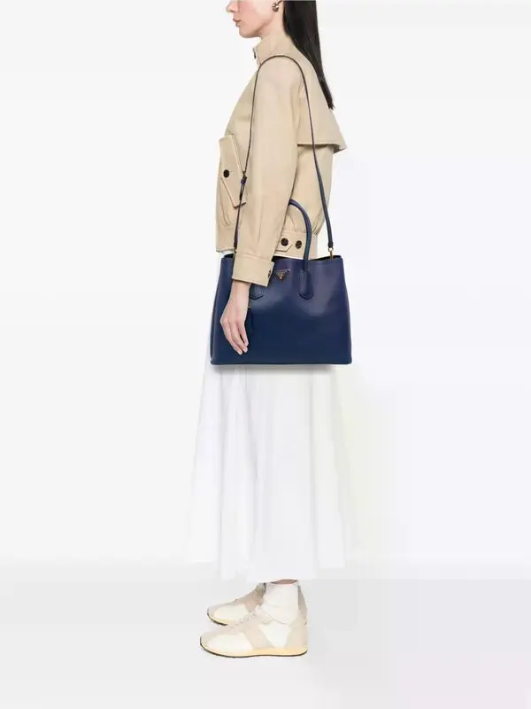 Prada 2013-2026 Large Saffiano Cuir Double Satchel