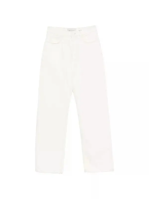 AMI Paris Logo Patch Straight Leg Jeans