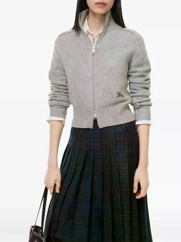 Burberry Cashmere-blend Zip-up Jacket