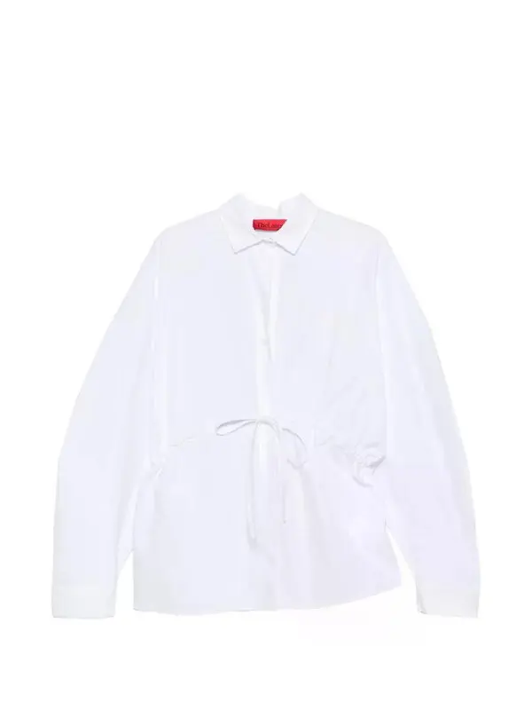 THELATEST E-dalida Oversized Drawstring Shirt - White