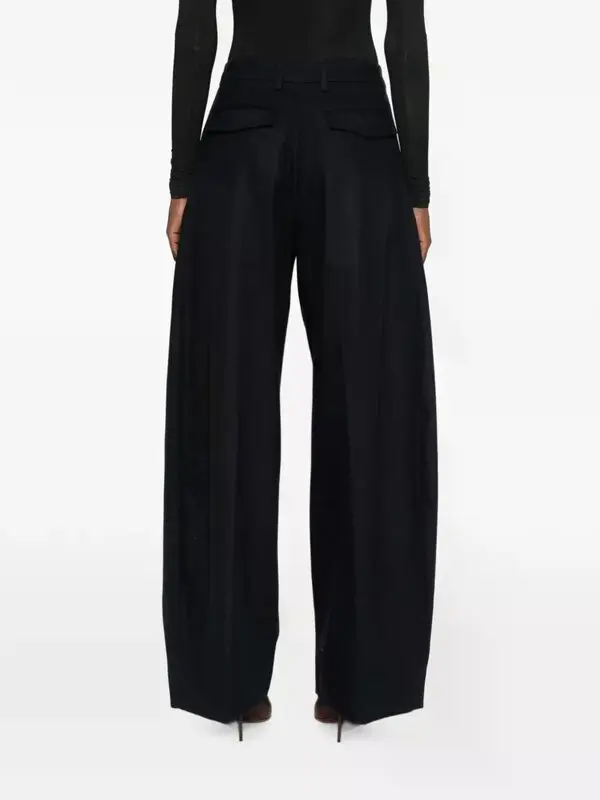 THELATEST Pleated Wide-leg Trousers