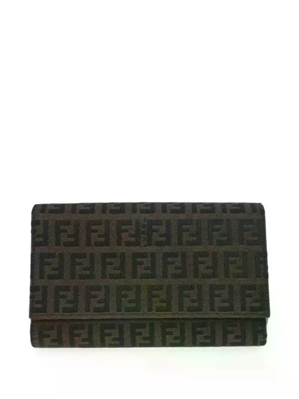 Fendi 2001 Zucchino Trifold Wallet