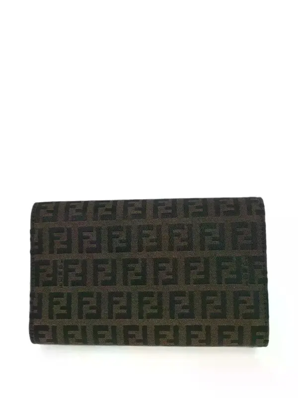 Fendi 2001 Zucchino Trifold Wallet