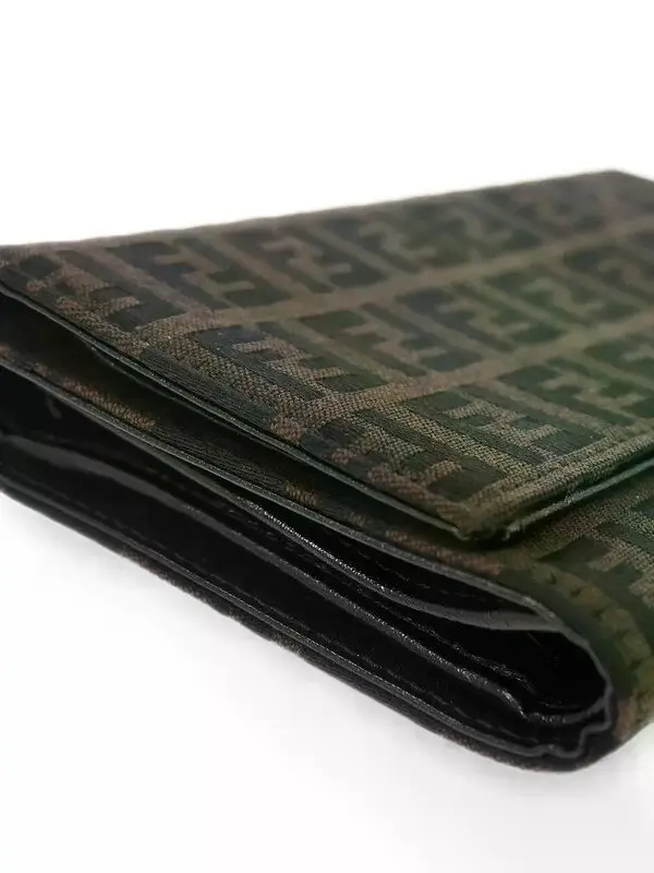 Fendi 2001 Zucchino Trifold Wallet