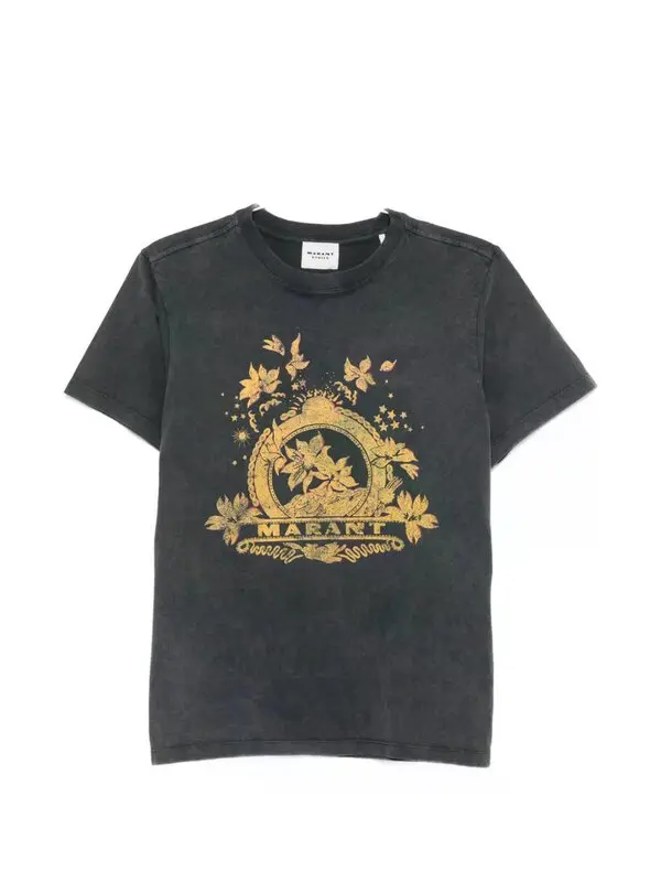 MARANT ETOILE Graphic-print T-shirt - Grey
