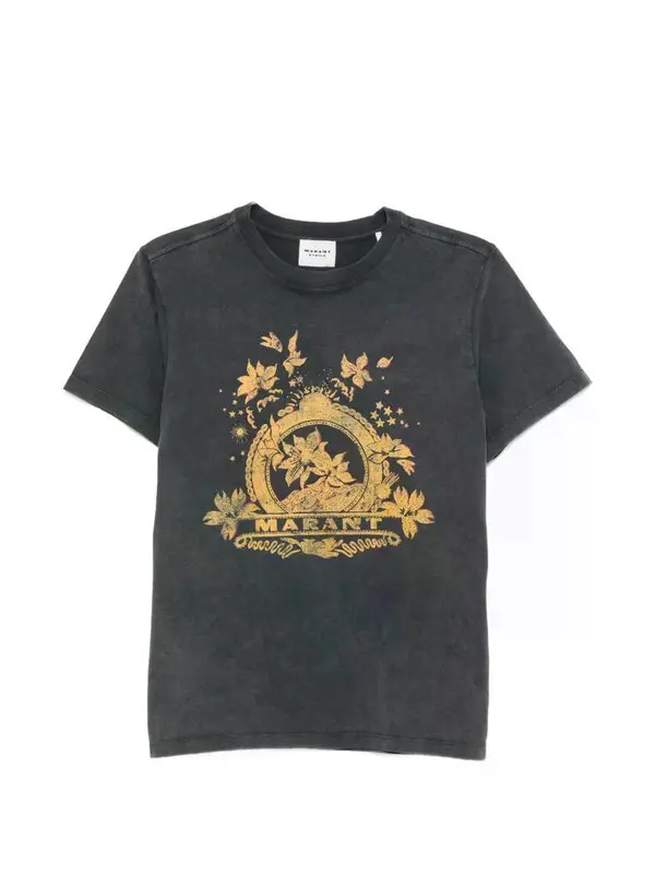 MARANT ETOILE Graphic-print T-shirt - Grey