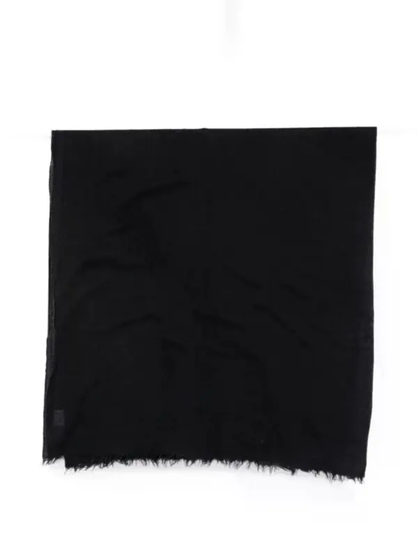 CENERE GB Frayed-edge Scarf