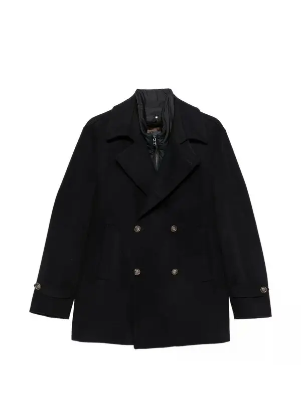 BARBA NAPOLI Double-breasted Peacoat