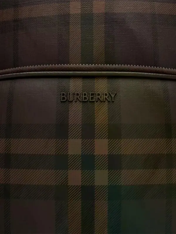 Burberry City Check Zip Backpack
