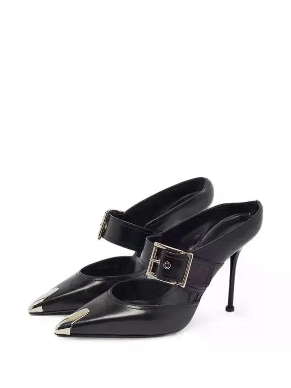 Alexander McQueen Punk Buckled Mules