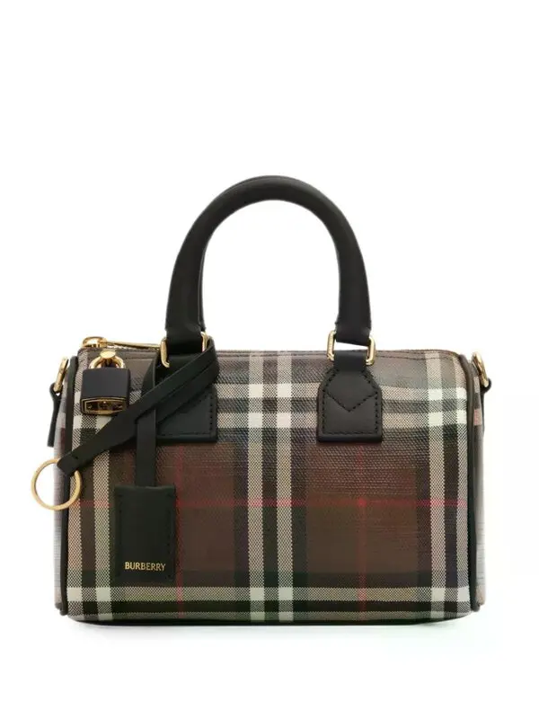 Burberry Mini Check Bowling Bag