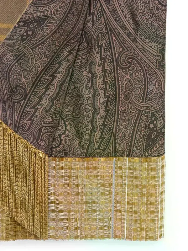 Etro Check Paisley-print Scarf