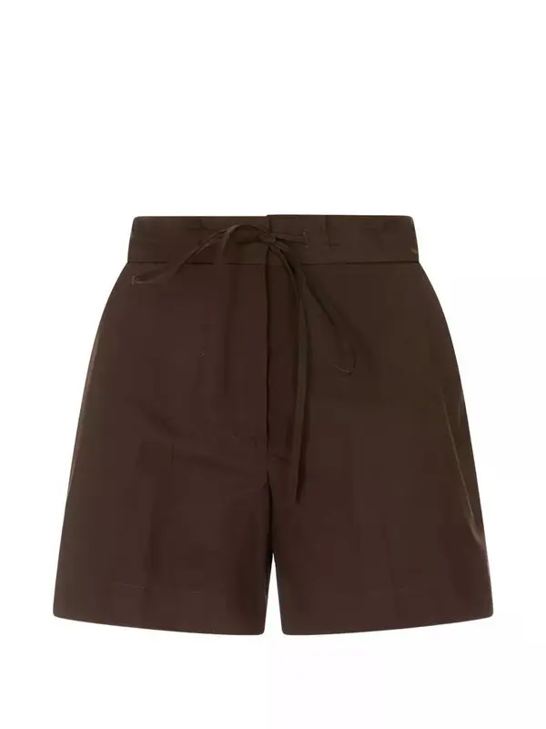 P.a.r.o.s.h Cannes Drawstring-waist Shorts - Brown