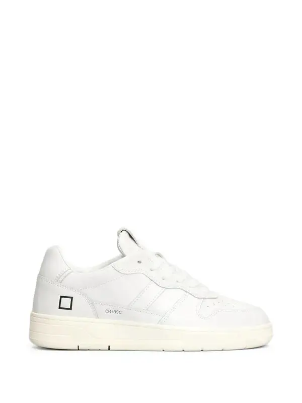 D.a.t.e. Court 2.0 Basic Perforated Panelled Low-top Sneakers - White