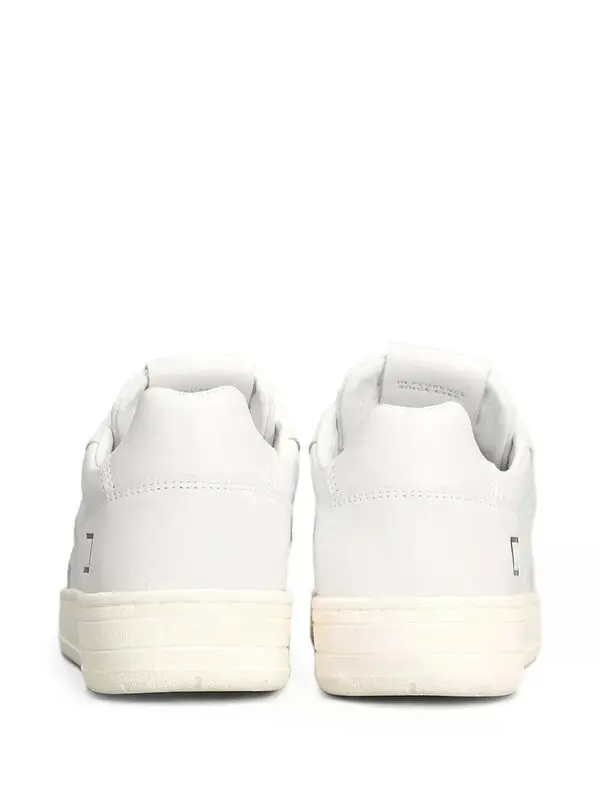 D.a.t.e. Court 2.0 Basic Perforated Panelled Low-top Sneakers - White
