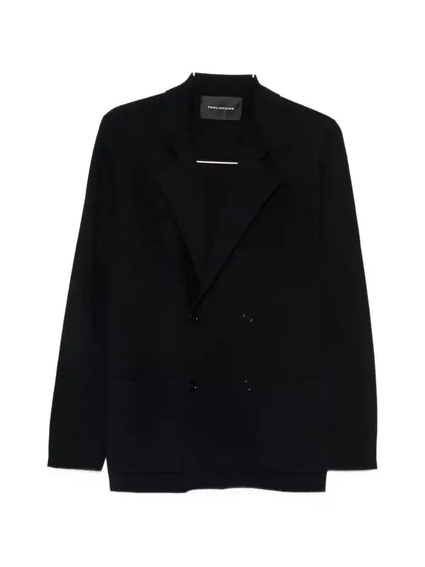 Tagliatore Double-breasted Knit Jacket
