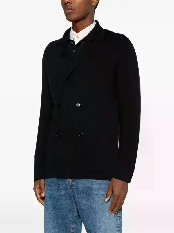 Tagliatore Double-breasted Knit Jacket