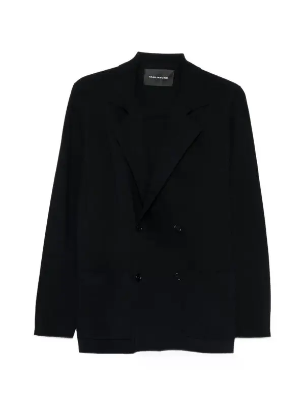 Tagliatore Double-breasted Knit Jacket