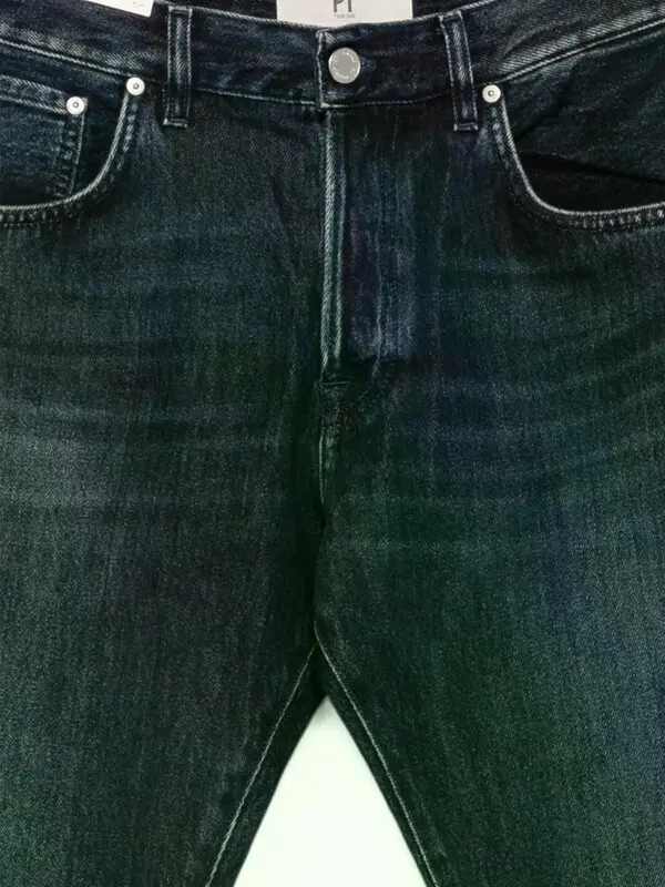 PT TORINO Faded-effect Whiskered Jeans