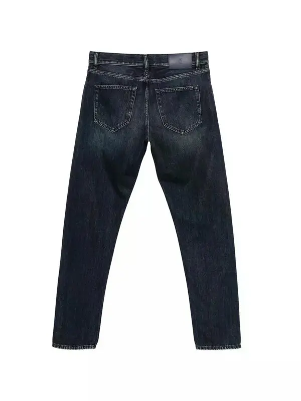 PT TORINO Faded-effect Whiskered Jeans