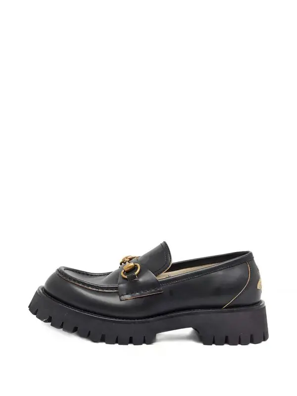 Gucci Horsebit Lug-sole Loafers - Black