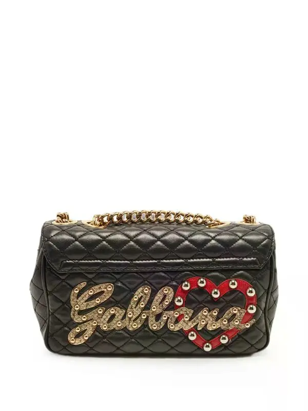 Dolce & Gabbana Lucia Studded Shoulder Bag