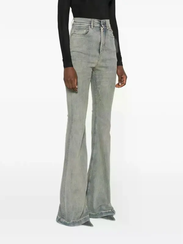 Rick Owens High-waisted Flared Jeans
