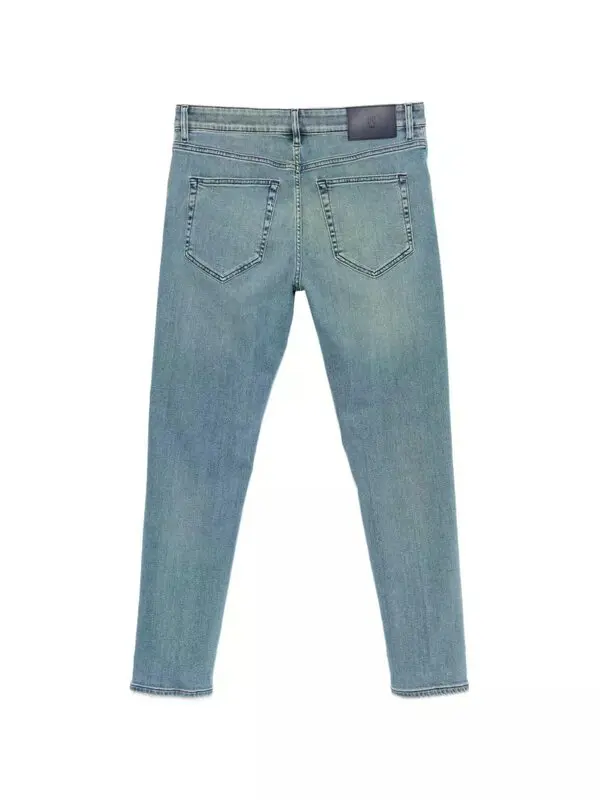PT TORINO Faded Effect Whiskered Jeans