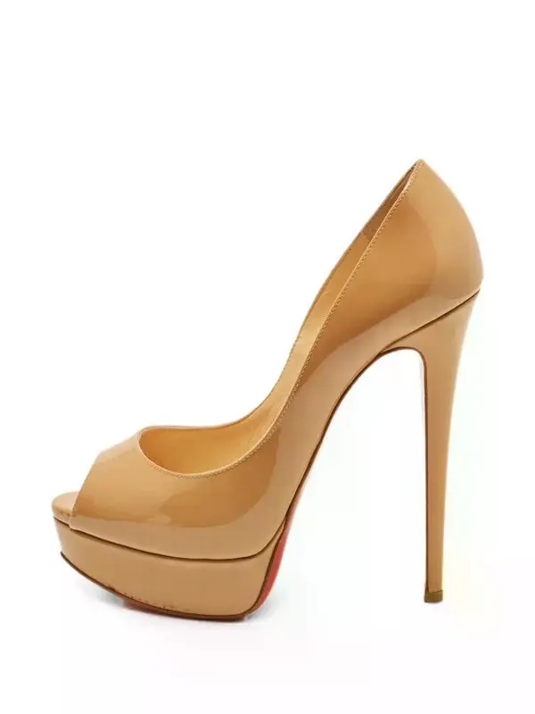 CHRISTIAN LOUBOUTIN Lady Peep Platform Pumps