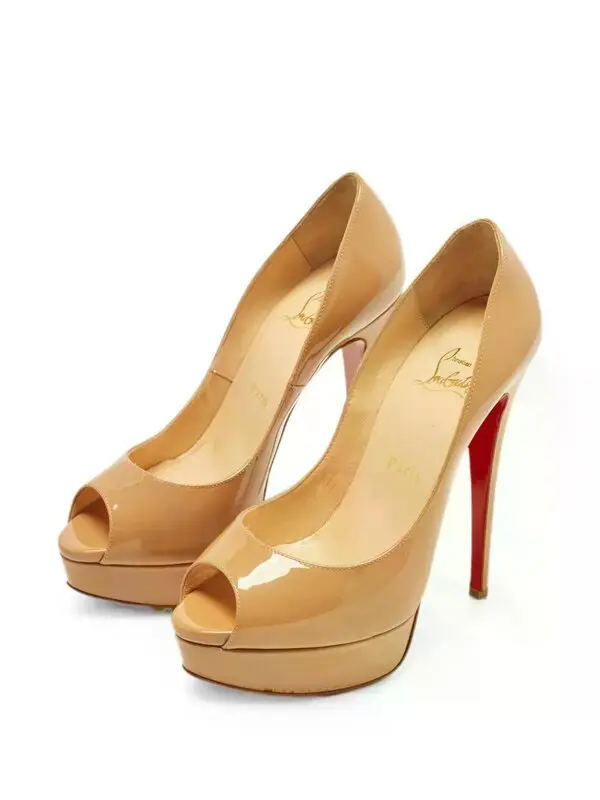 CHRISTIAN LOUBOUTIN Lady Peep Platform Pumps