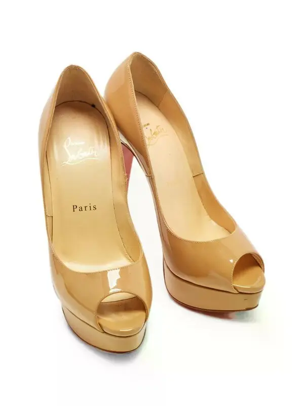 CHRISTIAN LOUBOUTIN Lady Peep Platform Pumps