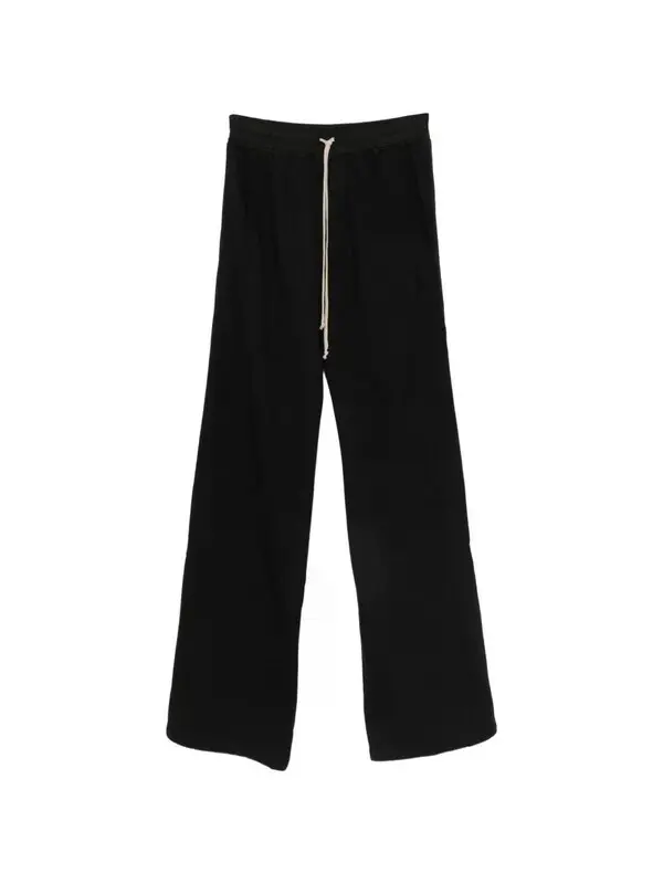 Rick Owens Wide Pusher Press-stud Track Pants - Black