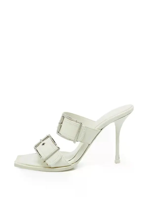 Alexander McQueen Punk Buckle Slide Sandals