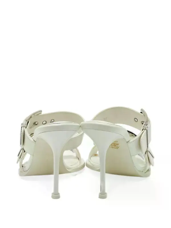 Alexander McQueen Punk Buckle Slide Sandals