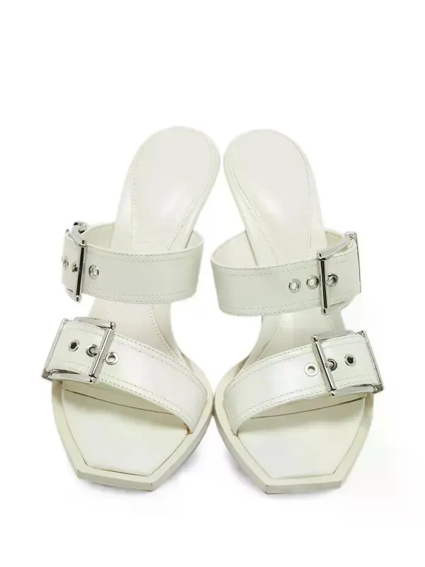 Alexander McQueen Punk Buckle Slide Sandals