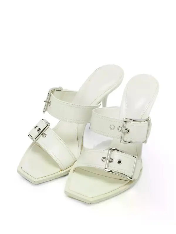 Alexander McQueen Punk Buckle Slide Sandals