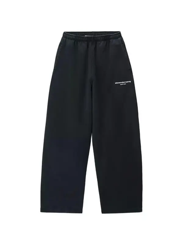 Alexander Wang Logo-print Mid-rise Relaxed Sweatpants
