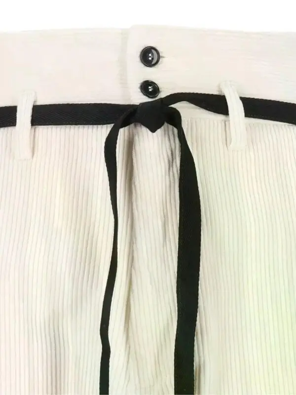 Barena Venezia Candiano Belted Corduroy Trousers - Neutrals